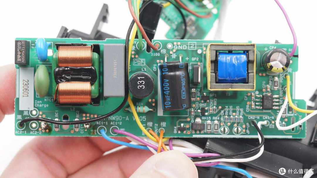 拆解报告：Panasonic松下电器1200W电吹风EH-NW90_电吹风_什么值得买