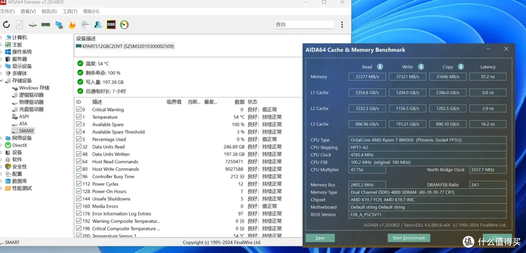 2000多的R7 8845HS到底有多香？性能基本满足日常使用，24年值得入手的mini主机推荐！_台式机_什么值得买