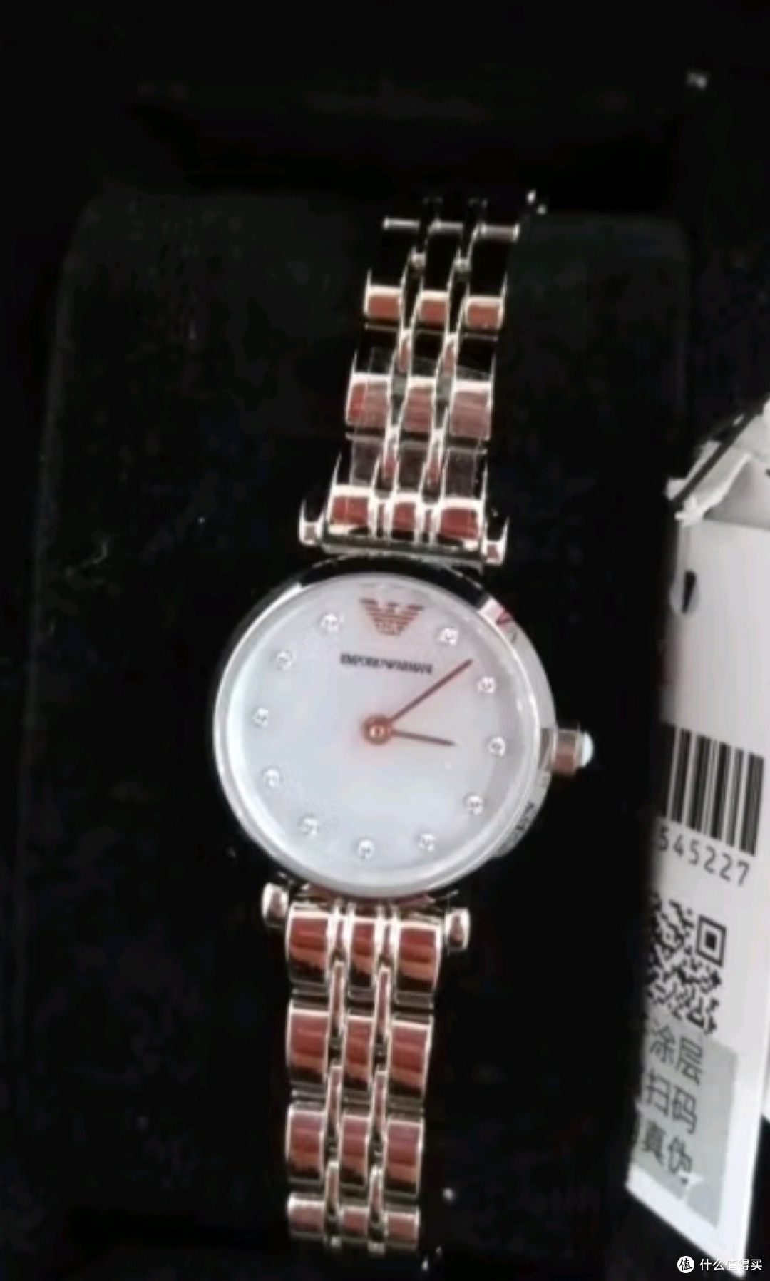 安普里奥阿玛尼（Emporio Armani）手表女士 白月光系列石英珍珠贝母欧美表生日礼物送女友 AR1961_女款石英表_什么值得买
