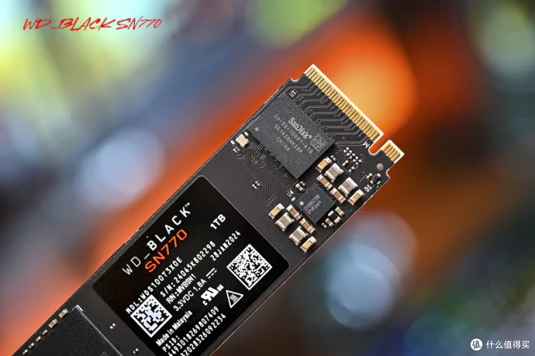 高性能主流级游戏盘——西部数据 WD_BLACK SN770 NVMe SSD 1TB 开箱简测_固态硬盘_什么值得买