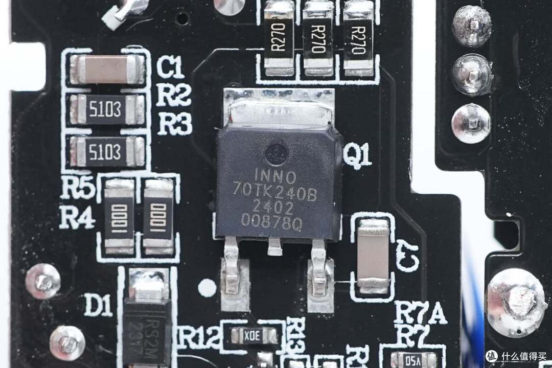 拆解报告：MI小米67W 2C1A氮化镓快充插线板CXB6-3QM_插排_什么值得买
