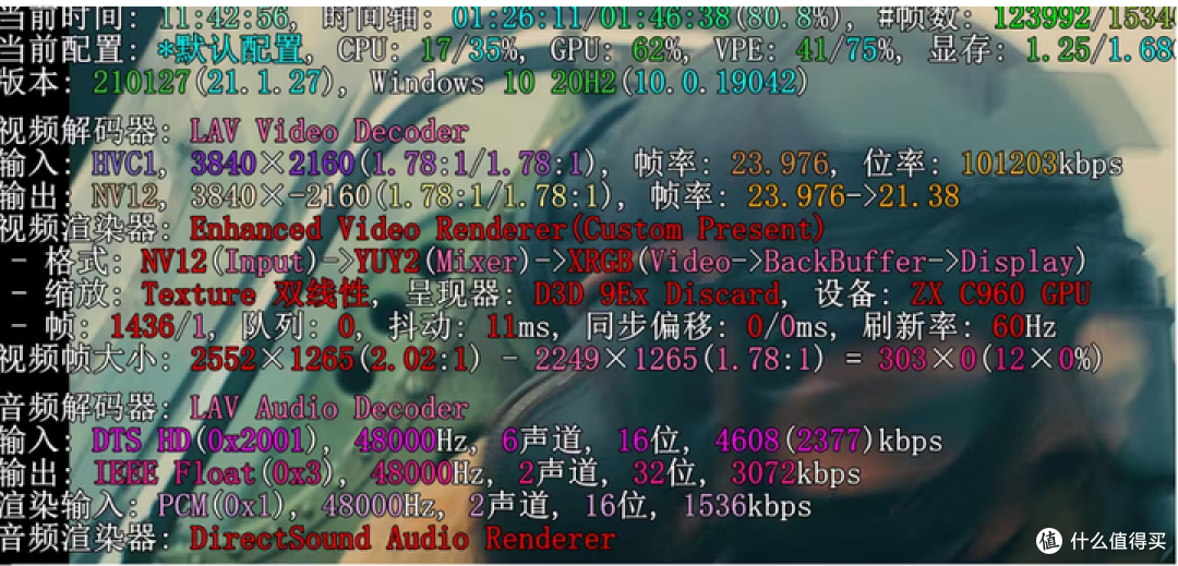 【补档】兆芯C960核显启用H265 10BIT硬件解码器方法_CPU_什么值得买