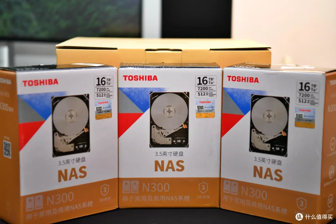 工作室海量数据存储空间不够，东芝N300 NAS机械盘（4*16T）全搞定_机械硬盘_什么值得买