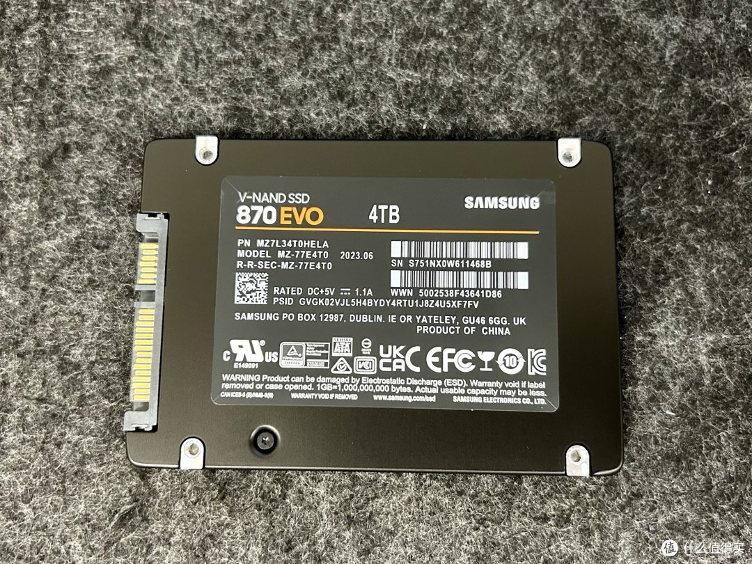 三星870 EVO SATA SSD：SATA存储可靠选择_固态硬盘_什么值得买