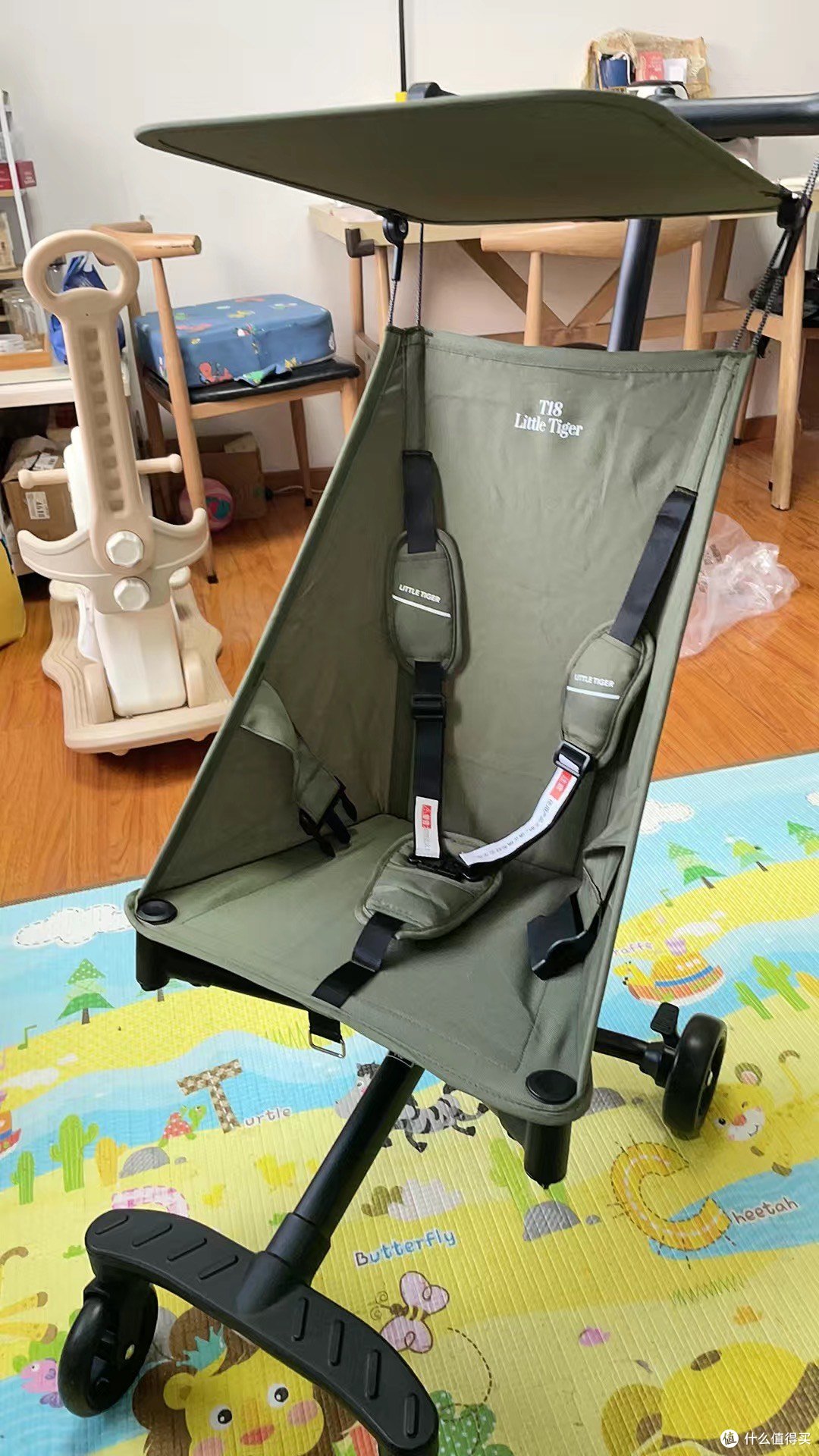 轻便便携，小虎子T18 摇篮口袋溜娃车助力现代妈妈们的出行新选择_婴儿推车_什么值得买