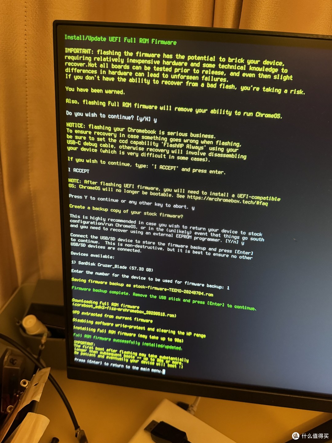 Chrome box3 cn65 新版系统脚本刷BIOS过程可能遇到的问题_笔记本内存_什么值得买