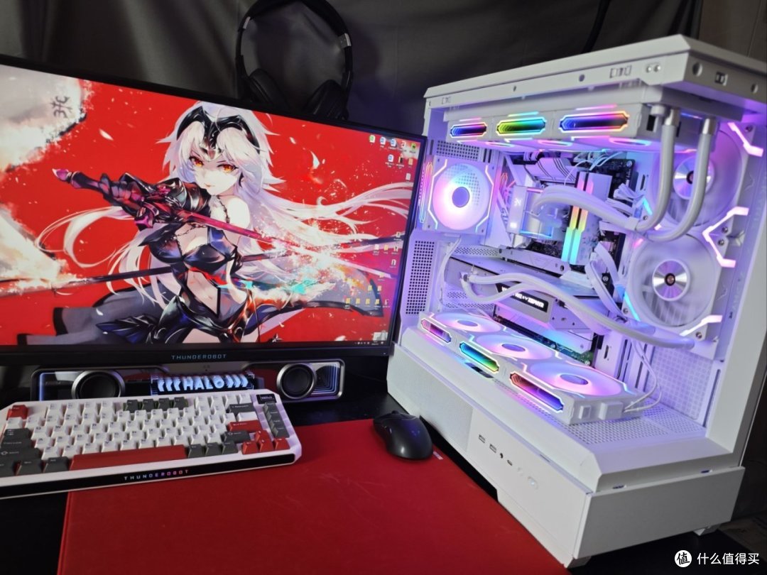 颜值又有数显！超频三DS360白色款首发测评_散热器_什么值得买