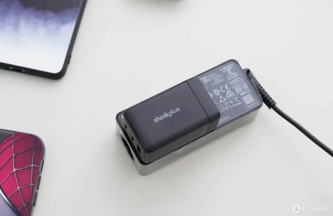 几乎没短板？不吹也不黑，聊聊联想thinkplus GaN 65W三口充电器_充电器_什么值得买