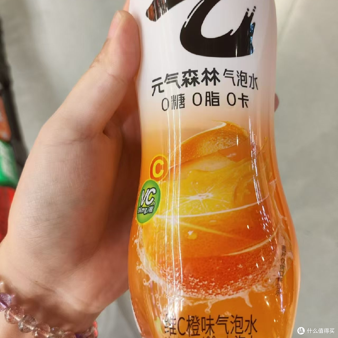 我的观赛必备:元气森林气泡水维C橙味_起泡饮用水_什么值得买