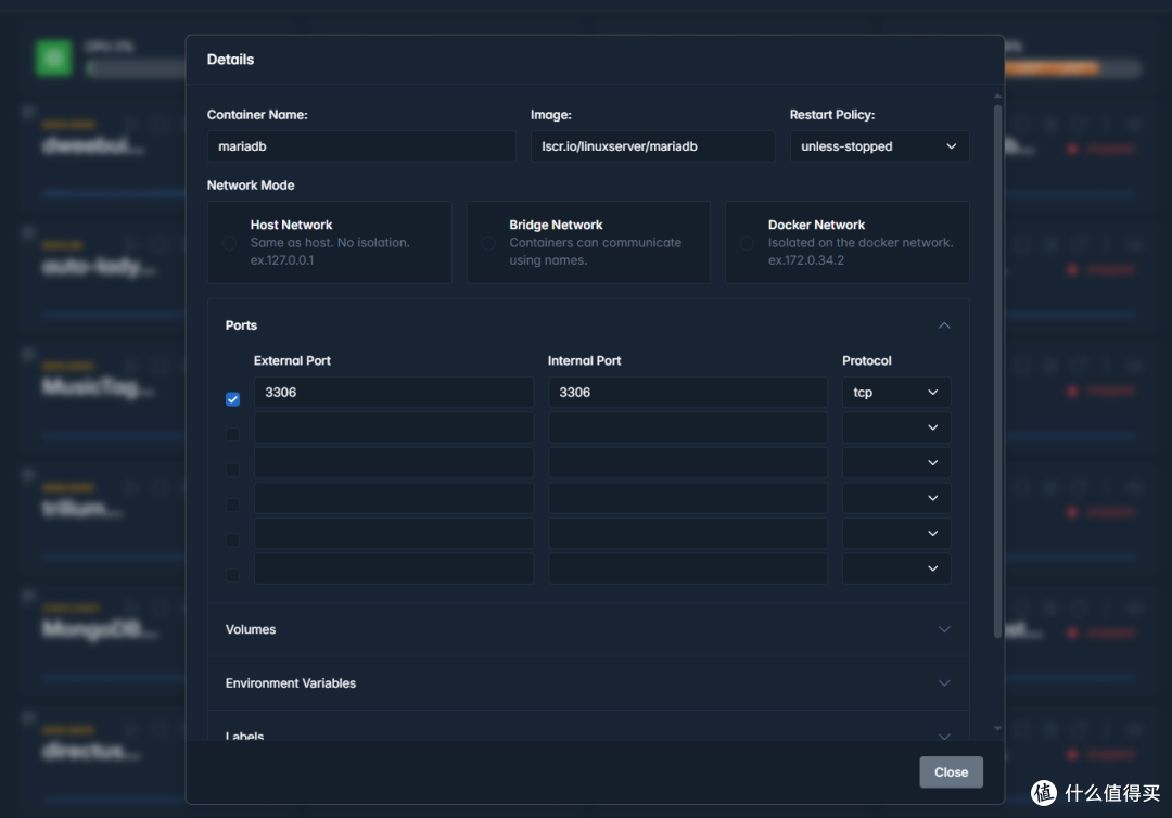 UNRAID篇！搭建管理容器的WebUI界面，DweebUI 容器管理_网络存储_什么值得买