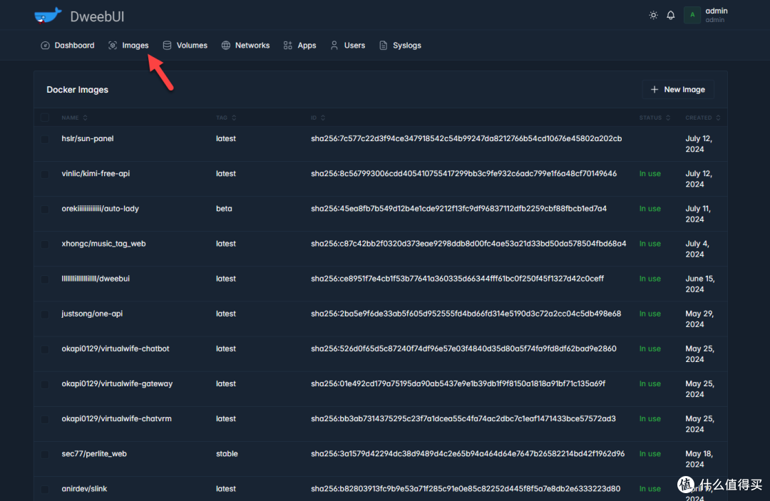 UNRAID篇！搭建管理容器的WebUI界面，DweebUI 容器管理_网络存储_什么值得买