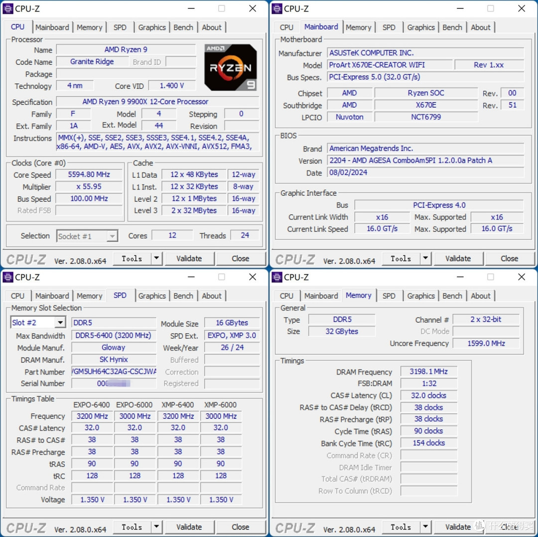 更快更强更省电，AMD R9 9900X首发评测_CPU_什么值得买
