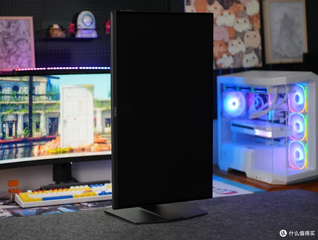 OLED显示器也开卷？属性依然顶，价格更亲民！微星MAG 271QPX QD-OLED E2实测_显示器_什么值得买