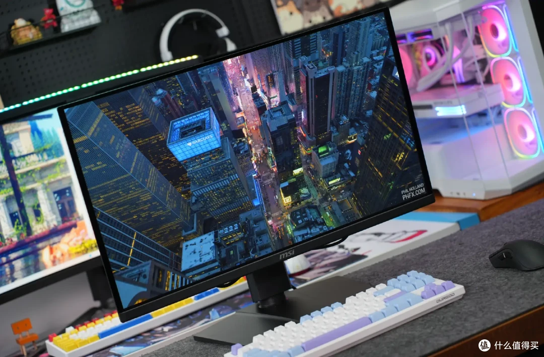 OLED显示器也开卷？属性依然顶，价格更亲民！微星MAG 271QPX QD-OLED E2实测_显示器_什么值得买
