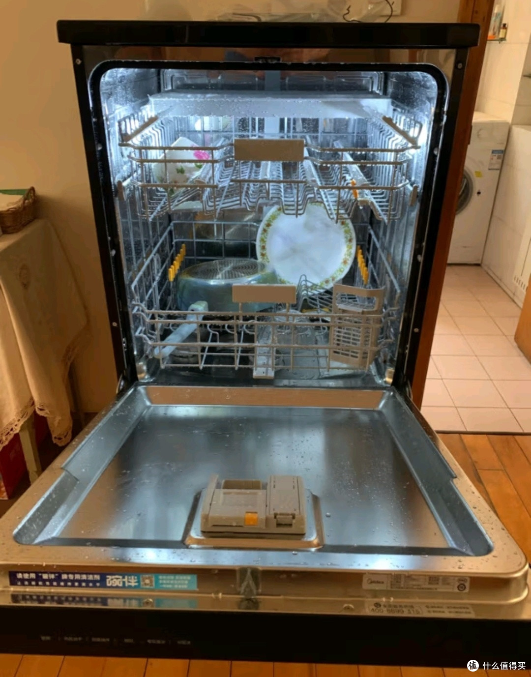 告别手洗时代！美的GX1000Pro洗碗机评测！_嵌入式洗碗机_什么值得买