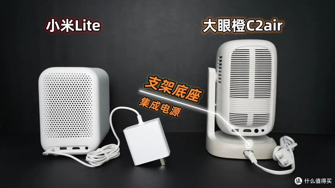 百元级投100寸大屏幕！大眼橙C2air对比小米Lite！投影仪避坑指南与调色方案_投影仪_什么值得买