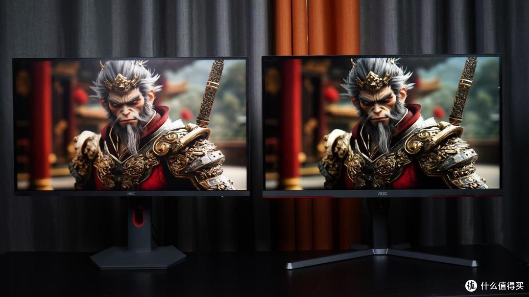 一线品牌卷起来了：AOC与HKC 2K180HzMiniLED显示器对比评测（HKC G27M2 VS AOC Q27G3XMN）_显示器_什么值得买