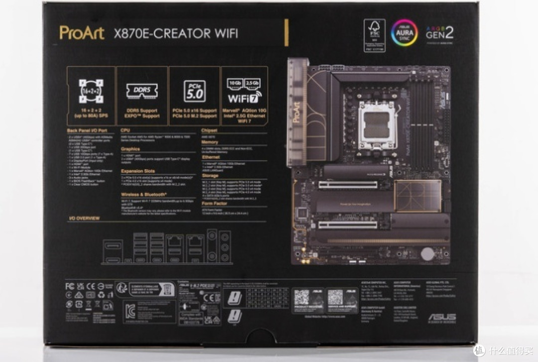 ASUS ProArt X870E-Creator WiFi 主板_主板_什么值得买