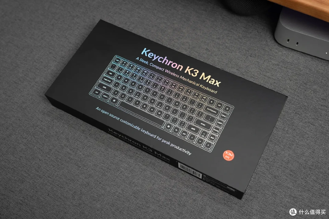 苹果Macmini海报款，上架apple store的Keychron K3 Max键盘开箱_无线键盘_什么值得买