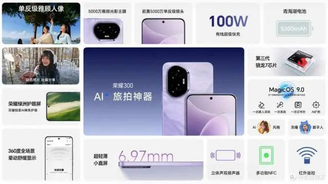 荣耀300系列正式发布 ，2299元起售_手机_什么值得买