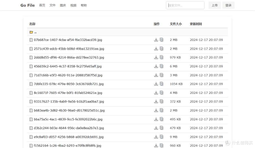 开箱即用！NAS部署Go File：极简文件分享工具_网络存储_什么值得买