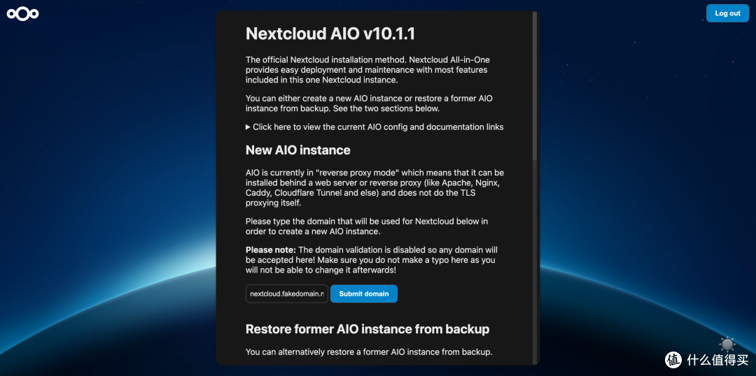 手把手教程，在线协同Office一键全搞定，UnRiad+NextCloud-AIO。_NAS存储_什么值得买