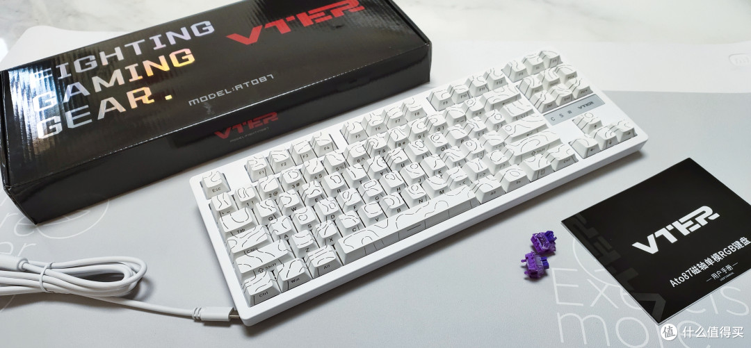 VTER 磁轴RGB电竞机械键盘，质感顺滑毫秒延迟，我的电竞首选！_键盘_什么值得买