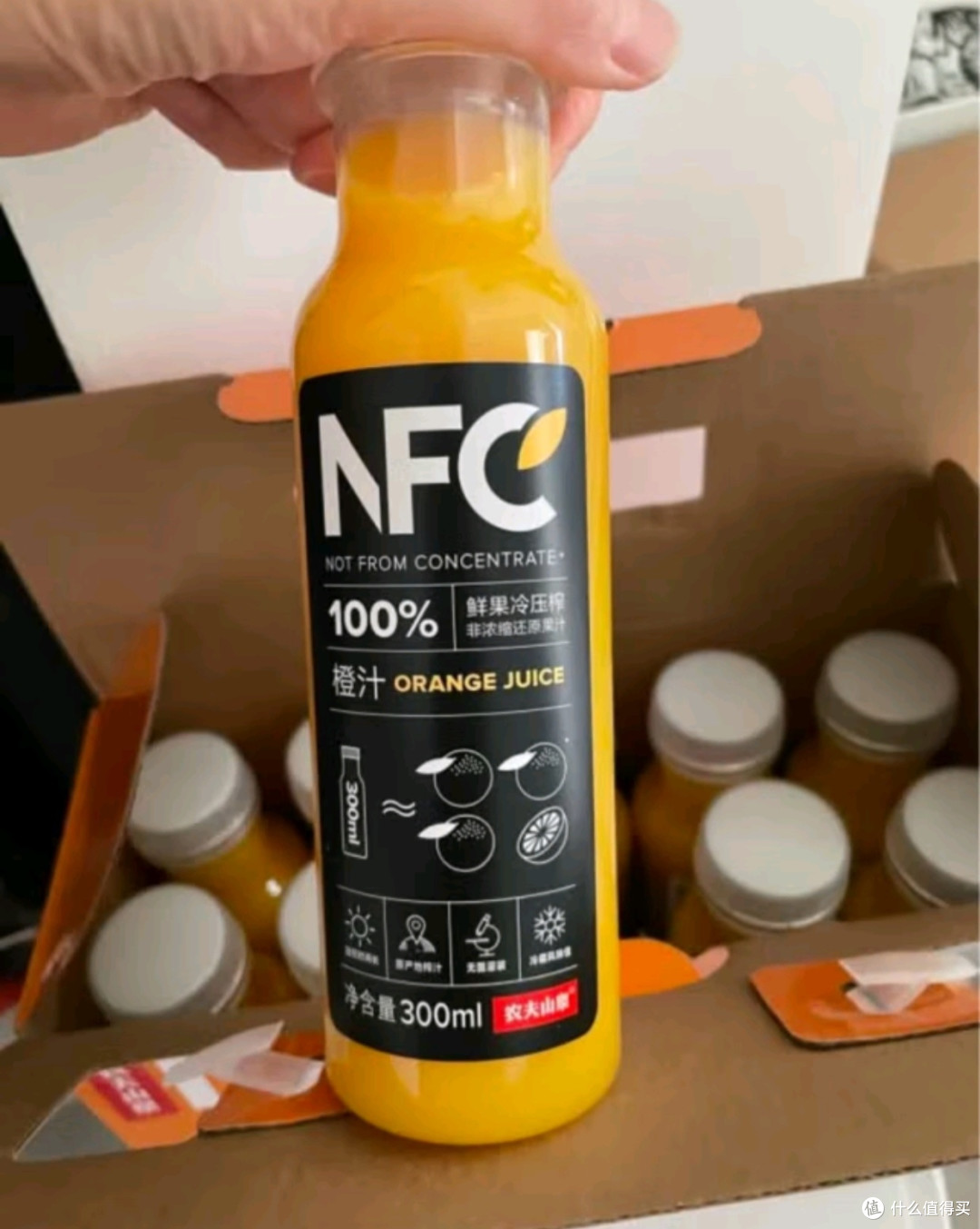 跨年吃喝之农夫山泉NFC果汁饮料100%NFC芒果混合汁_果汁饮料_什么值得买