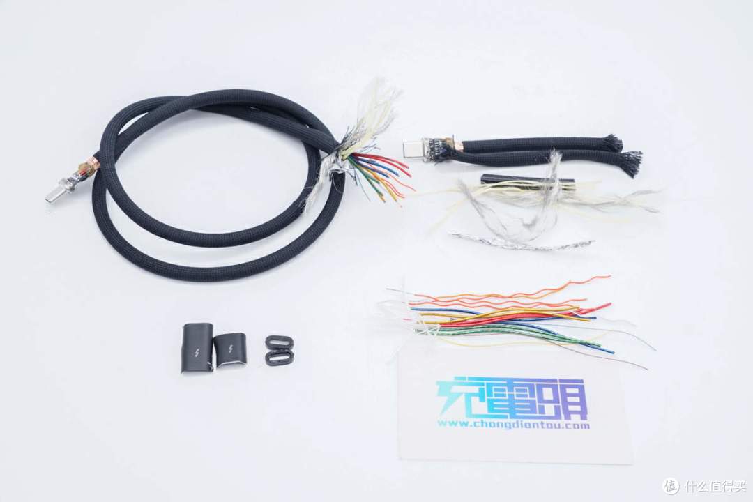 拆解报告：苹果1米雷电5 Pro编织数据线A3189_数据线_什么值得买