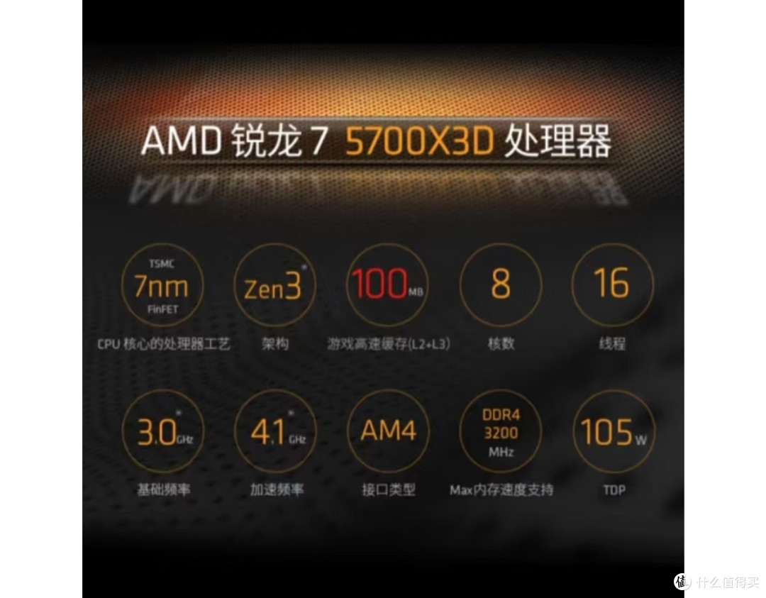 AMD锐龙7 5700X3D：性价比出众的实用之选_CPU_什么值得买