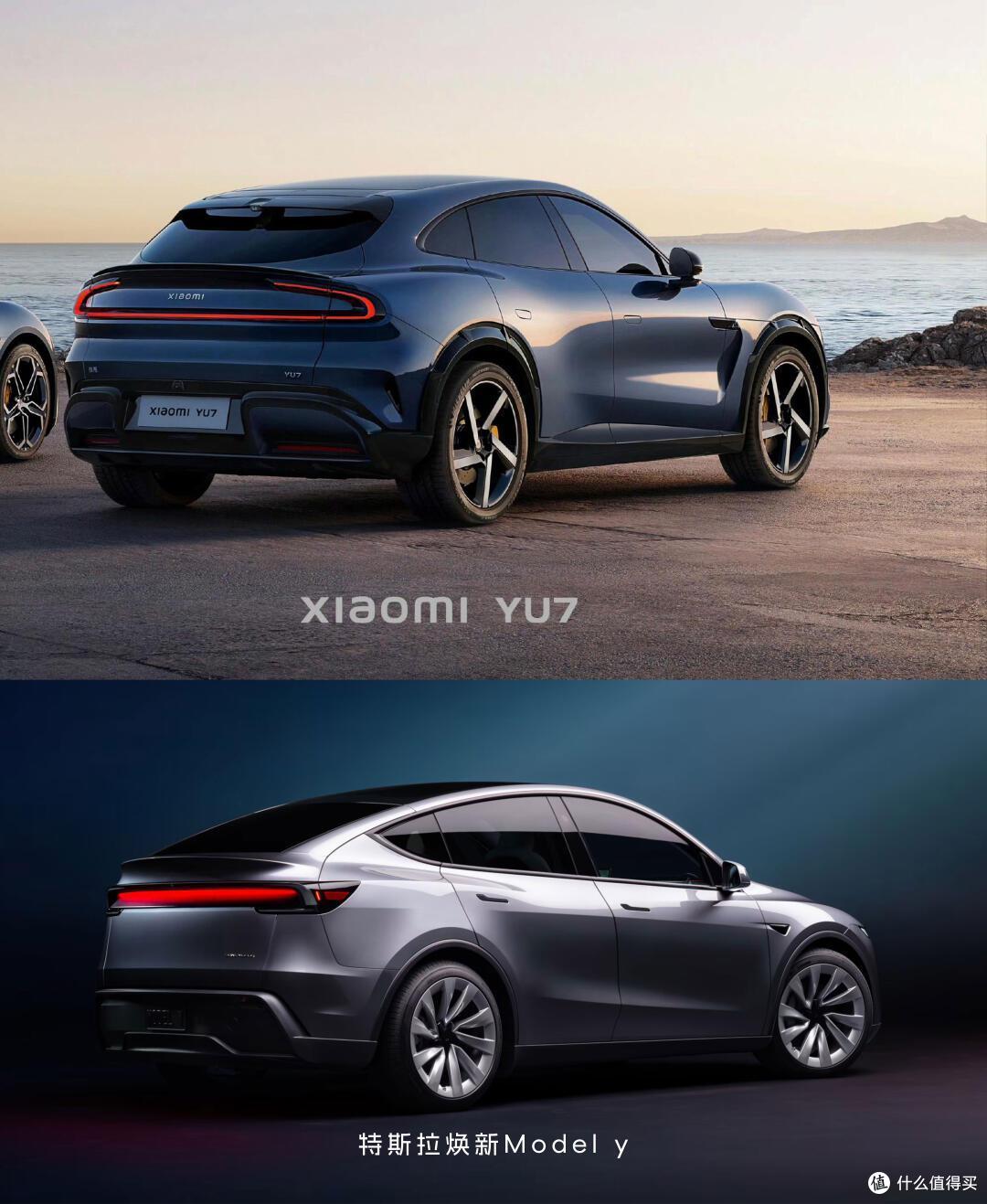 小米YU7 VS 焕新Model Y，谁更胜一筹？_新能源车_什么值得买