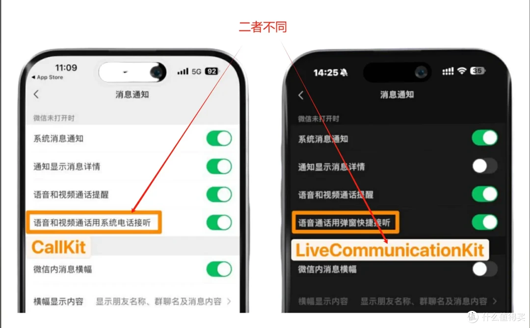 微信强开CallKit实测为假！但新功能LiveCommunicationKit来了！_手机软件_什么值得买