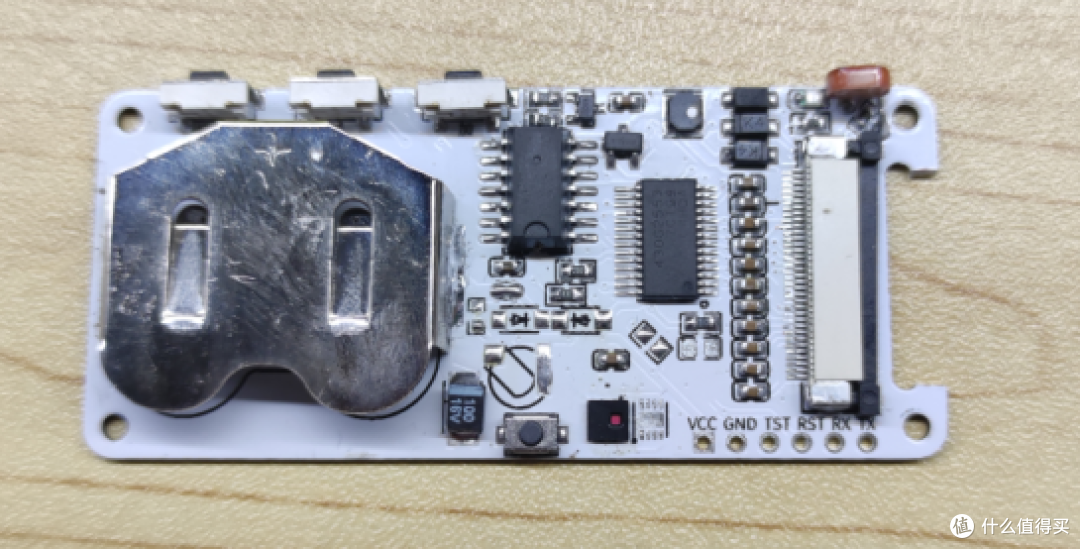 MSP430 2.13寸墨水屏时钟_闹钟_什么值得买