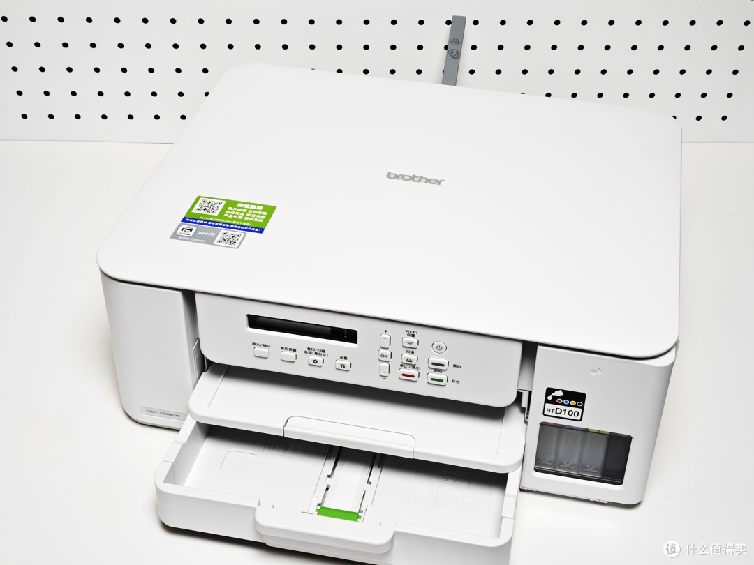 双娃家庭必备：兄弟DCP-T536DW彩色双面多功能打印机一台就够了！_打印机_什么值得买