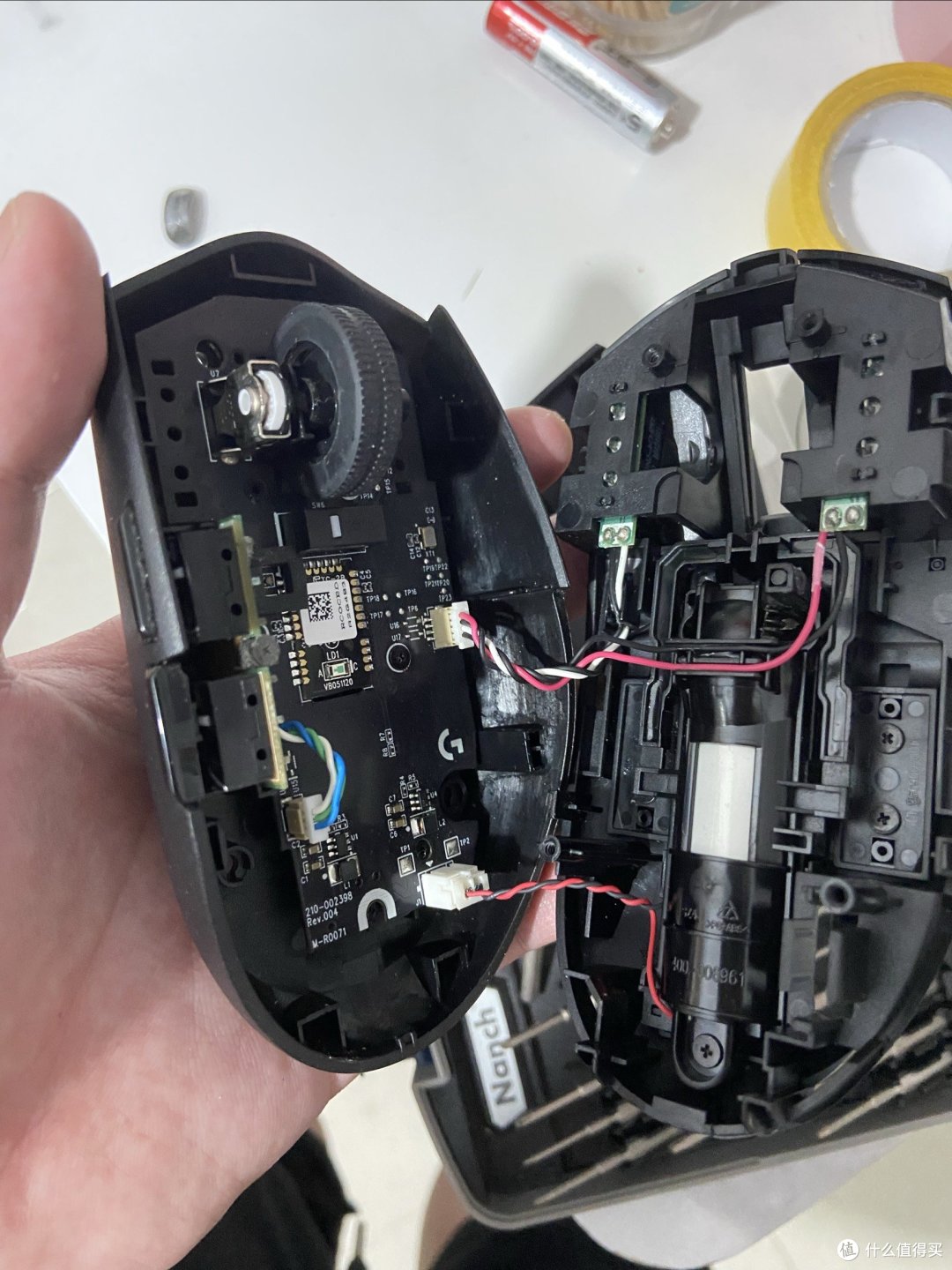 随手修复个g304滚轮_鼠标_什么值得买