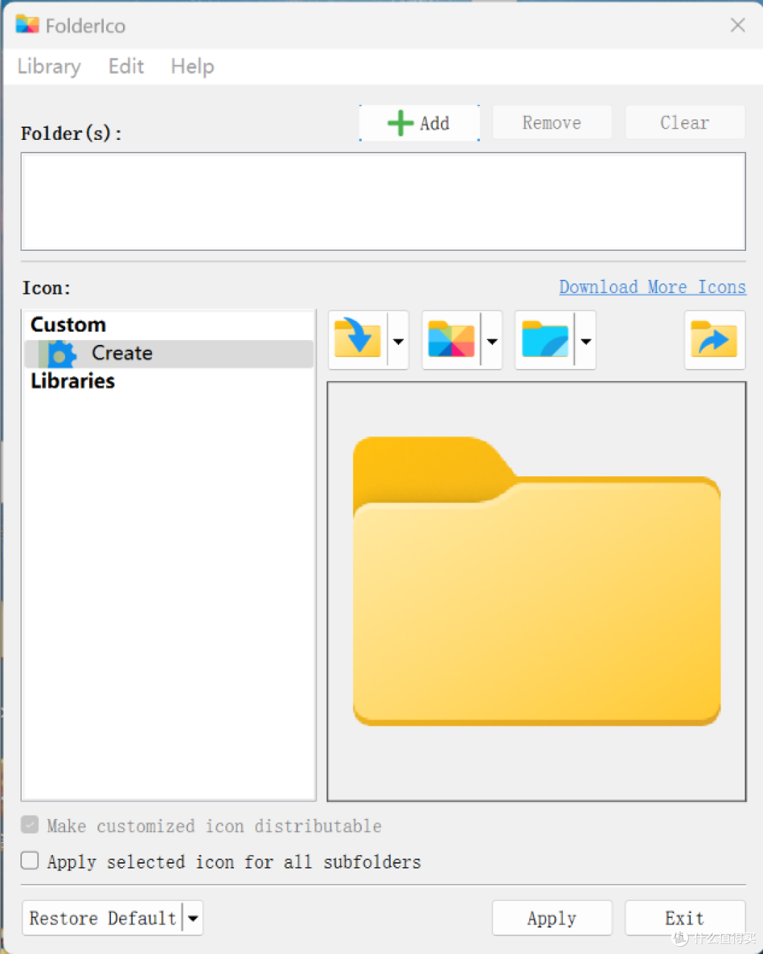 告别千篇一律的黄色文件夹！FolderIco帮你打造个性化文件管理_办公软件_什么值得买