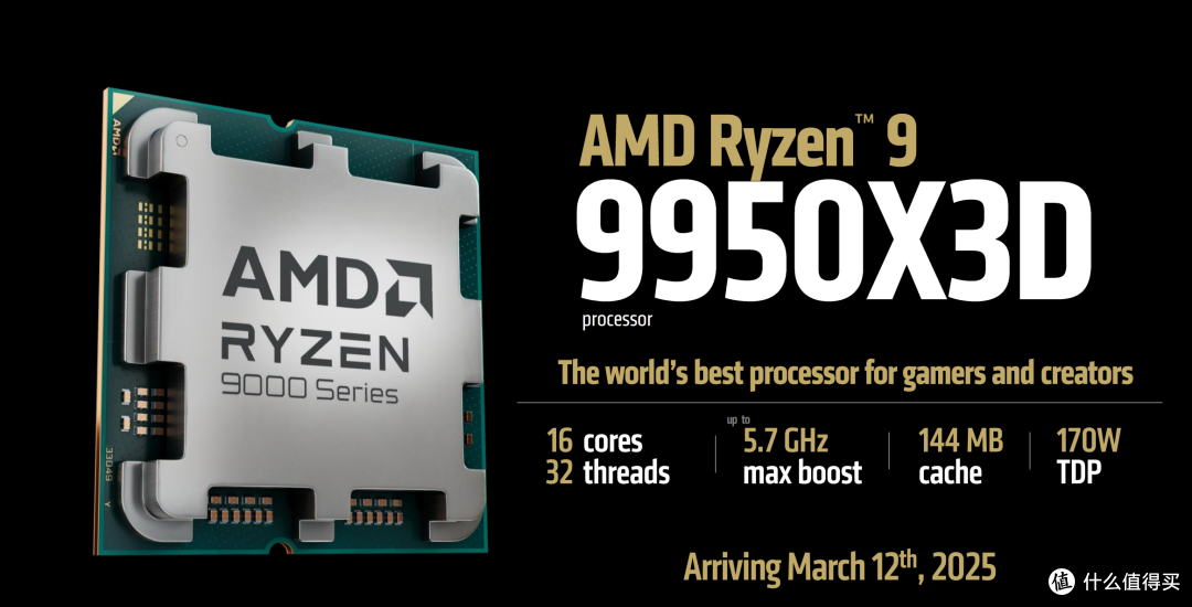 AMD锐龙R9 9950X3D首发评测：满足一切想象的梦幻神U！_CPU_什么值得买