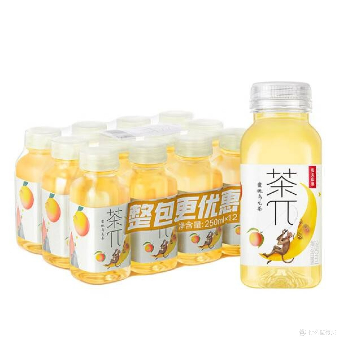 农夫山泉茶π（茶派）蜜桃乌龙茶饮料——量贩装的清新之选_茶类饮料_什么值得买