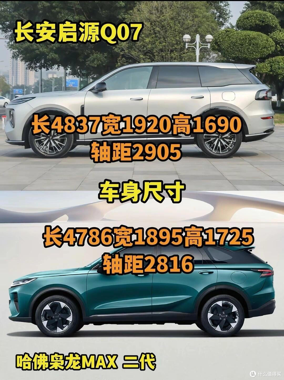 启源 Q07 vs 二代枭龙 MAX】13 万级插混 SUV 终极对决_SUV_什么值得买