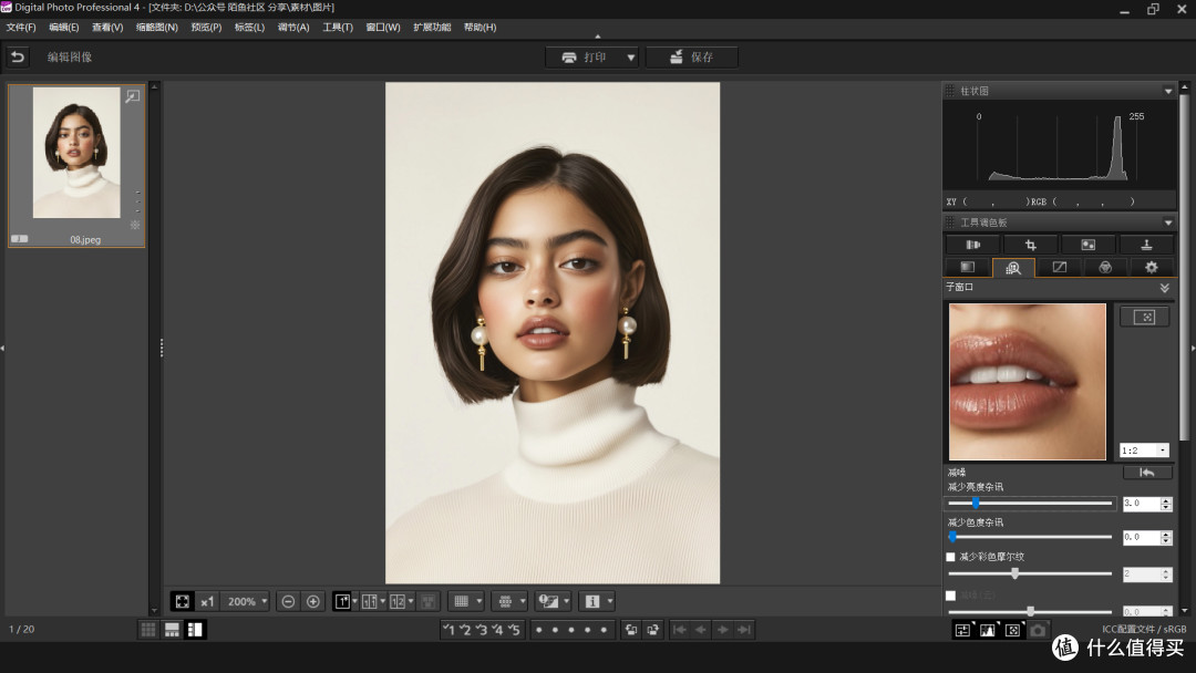 佳能DPP软件EOS数码相机拍摄原图RAW文件转换JPG后期调色工具_服务软件_什么值得买