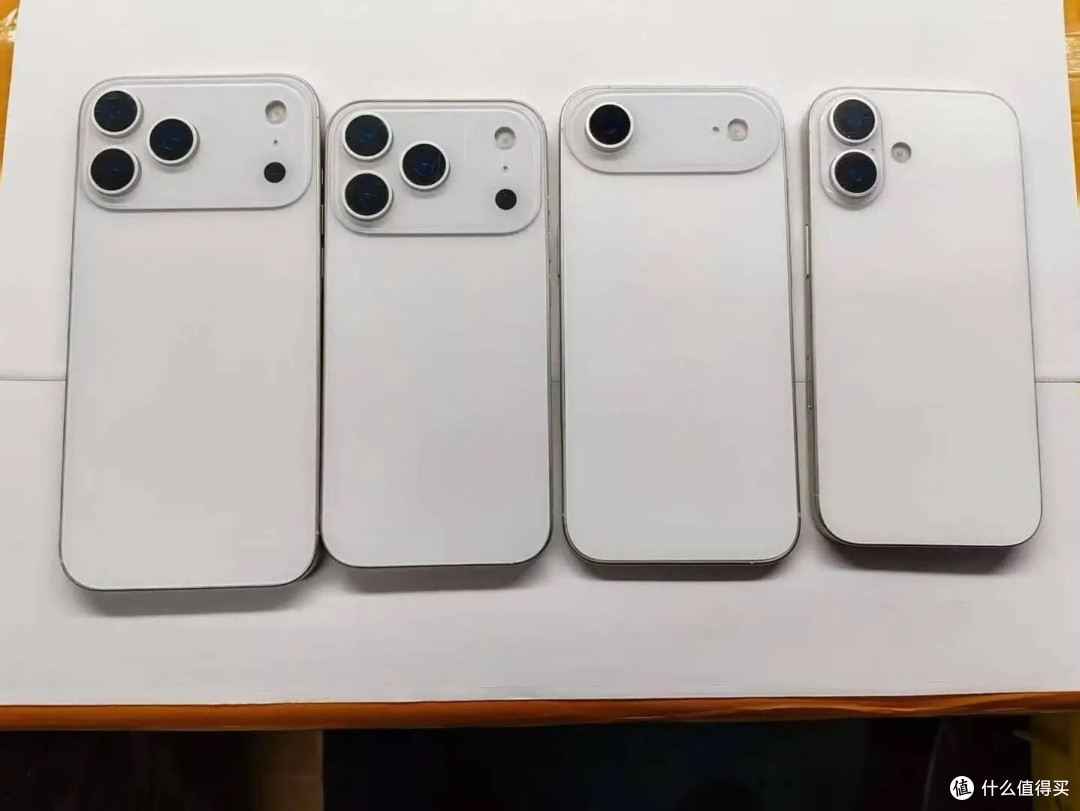 苹果 iPhone 17 系列机模全家福曝光_手机_什么值得买