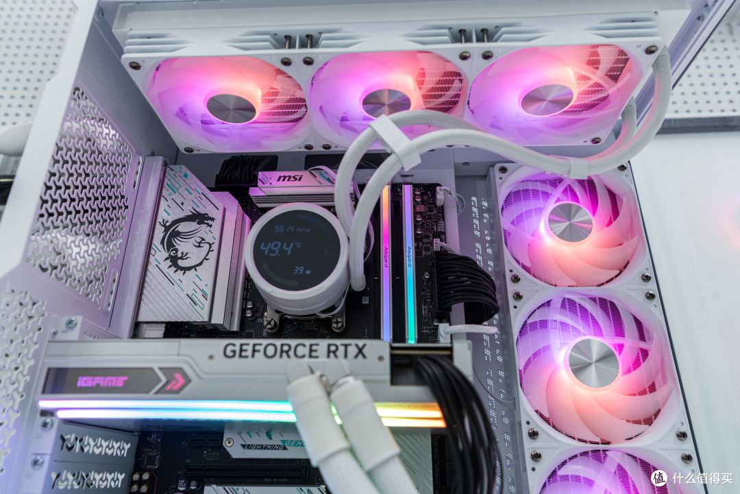 银昕Frost Knight E360 Pro LCD水冷散热器评测体验_CPU散热器_什么值得买