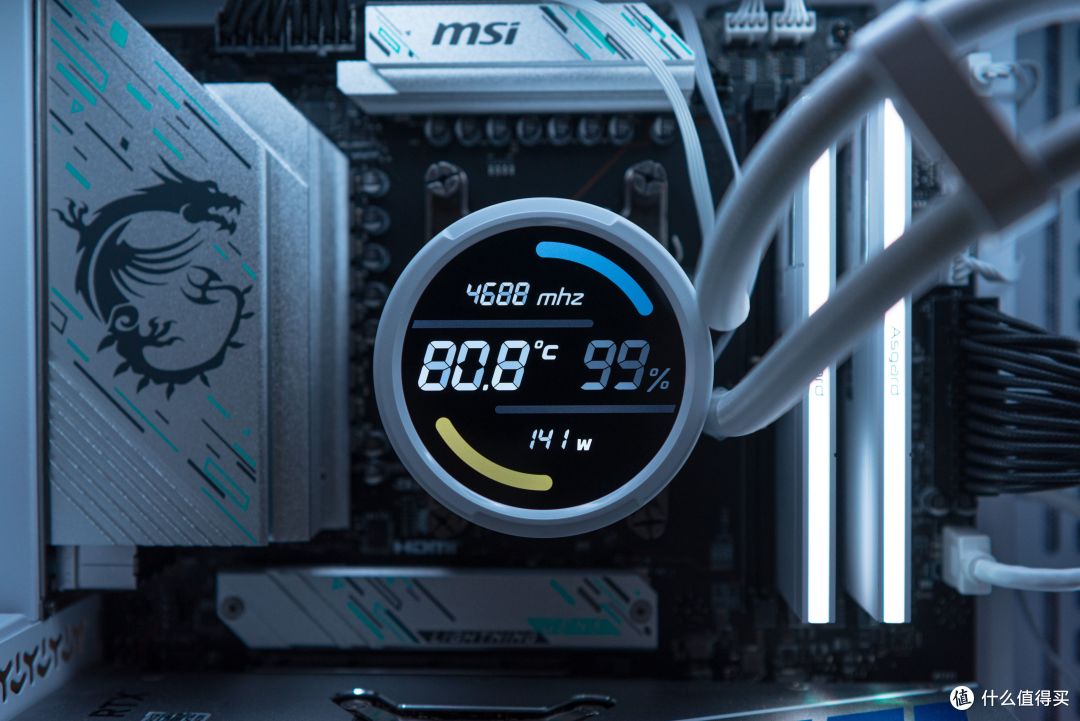 银昕Frost Knight E360 Pro LCD水冷散热器评测体验_CPU散热器_什么值得买