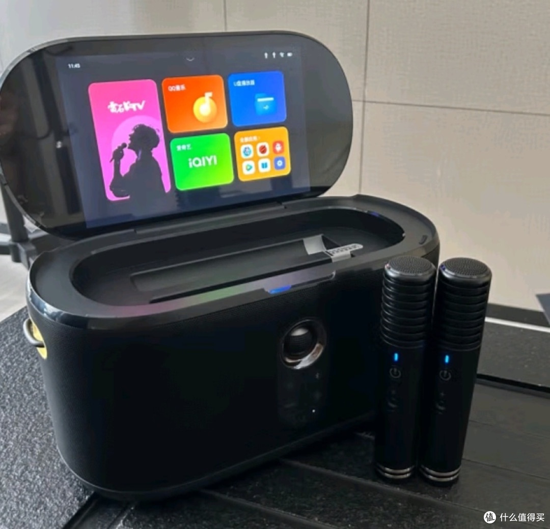 爱畅K50智能K歌音箱 家庭KTV户外卡拉OK功放蓝牙触屏智能点歌机_音箱_什么值得买