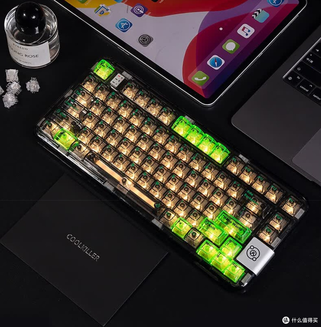 超级码农必备！CK75透明键盘_键盘_什么值得买