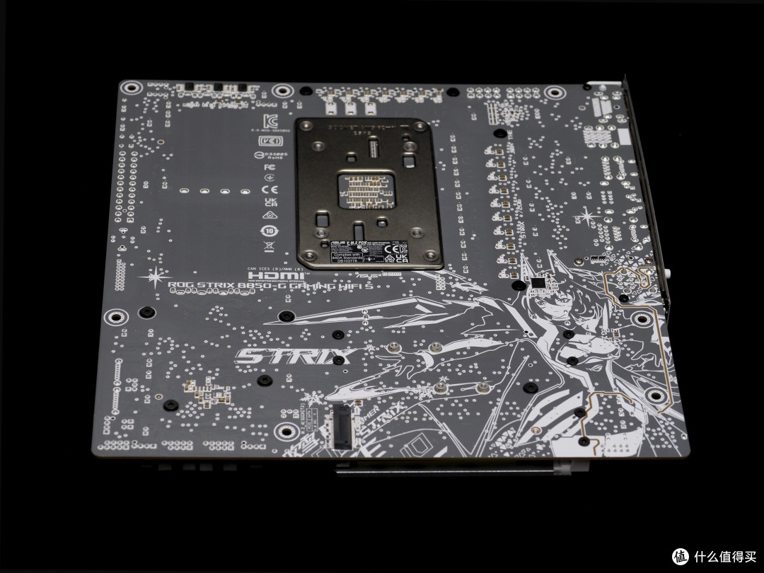首个AMD平台小吹雪主板来了：华硕ROG STRIX B850G小吹雪主板开箱_主板_什么值得买