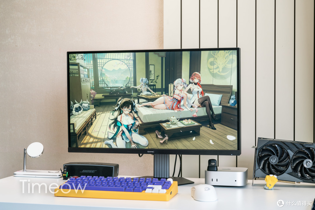 只要1000多？顶级电竞小钢炮——SANC盛色DM55显示器值不值得买？_显示器_什么值得买