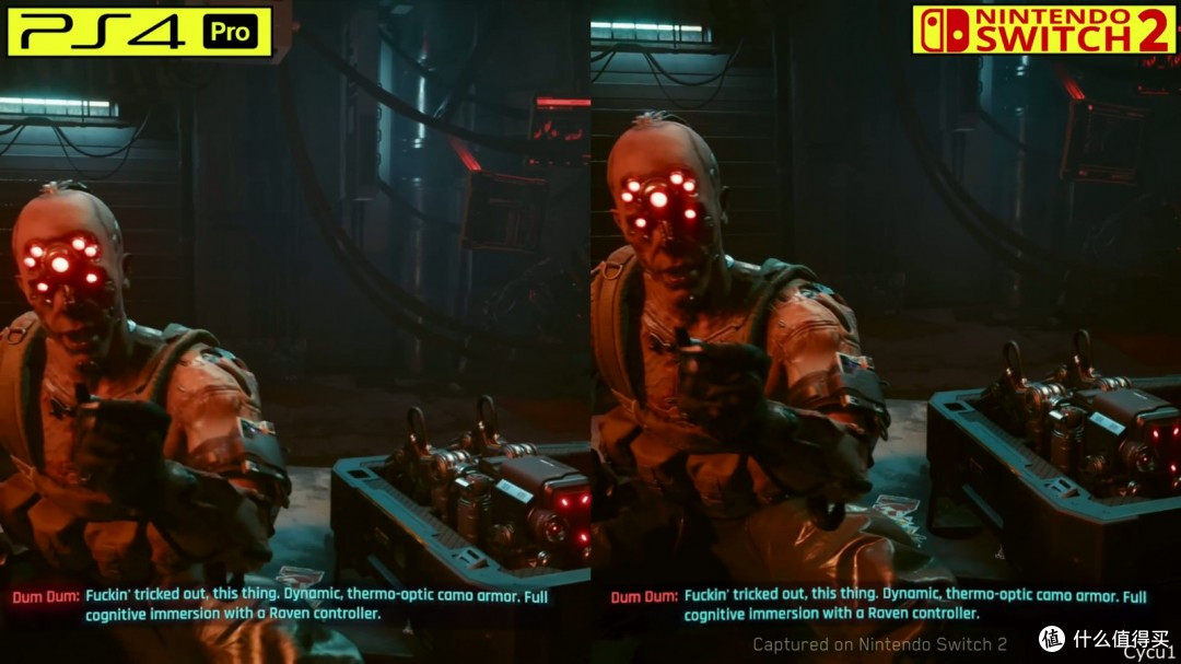 Switch2版《赛博朋克2077》多平台对比！逊于PS5和PC_主机游戏_什么值得买