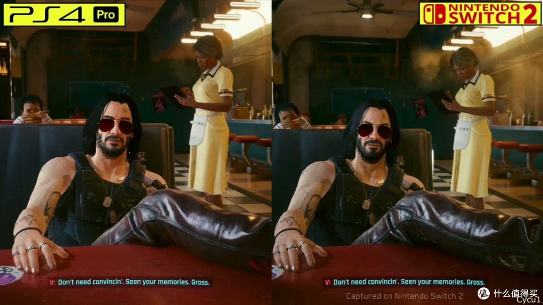 Switch2版《赛博朋克2077》多平台对比！逊于PS5和PC_主机游戏_什么值得买