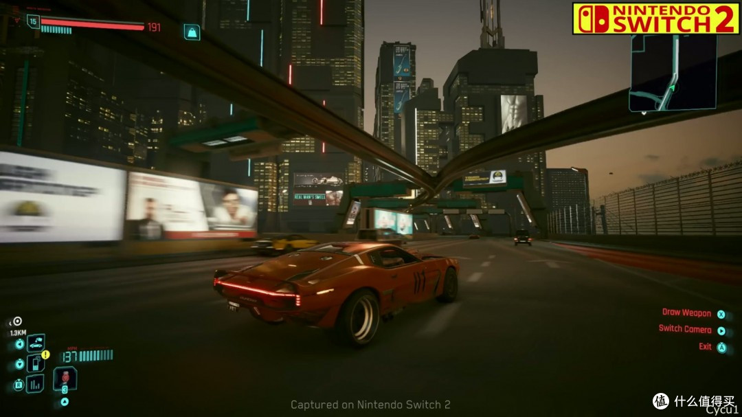 Switch2版《赛博朋克2077》多平台对比！逊于PS5和PC_主机游戏_什么值得买